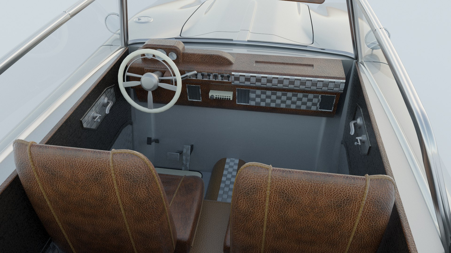 Convertible Classic Car 3D Model - TurboSquid 1491239