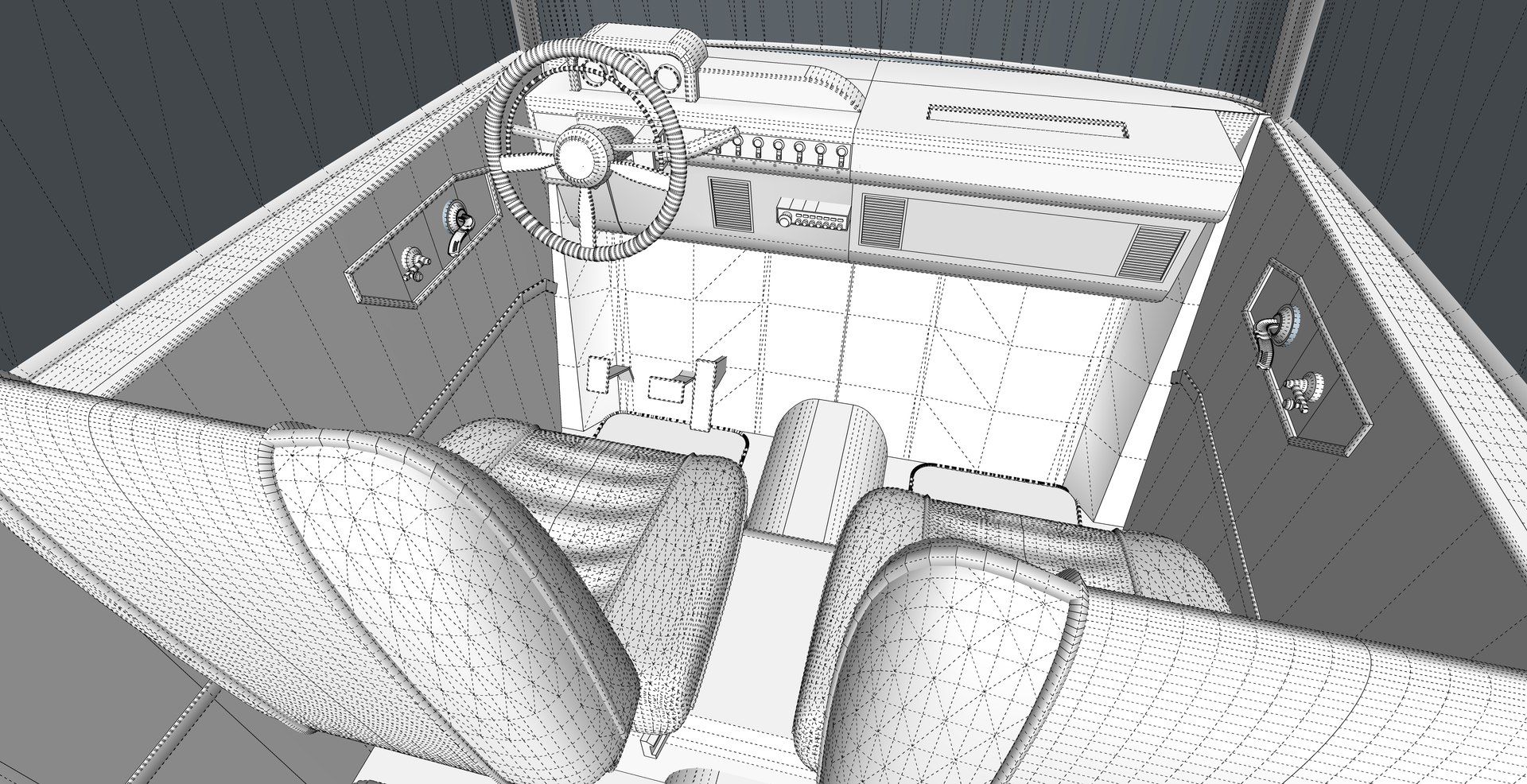 Convertible Classic Car 3D Model - TurboSquid 1491239