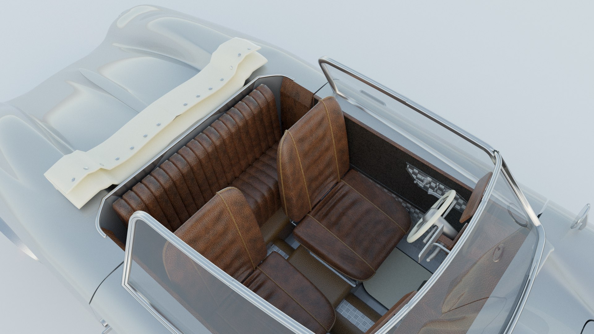 Convertible Classic Car 3D Model - TurboSquid 1491239