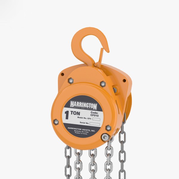 Hand chain hoist model - TurboSquid 1409576