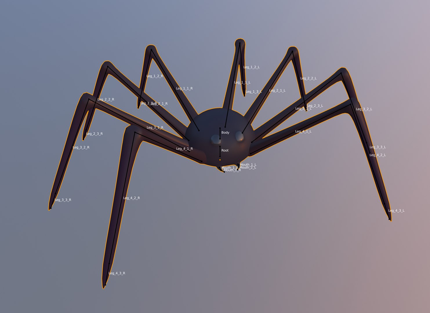 Spider Halloween 3D Model - TurboSquid 1482955
