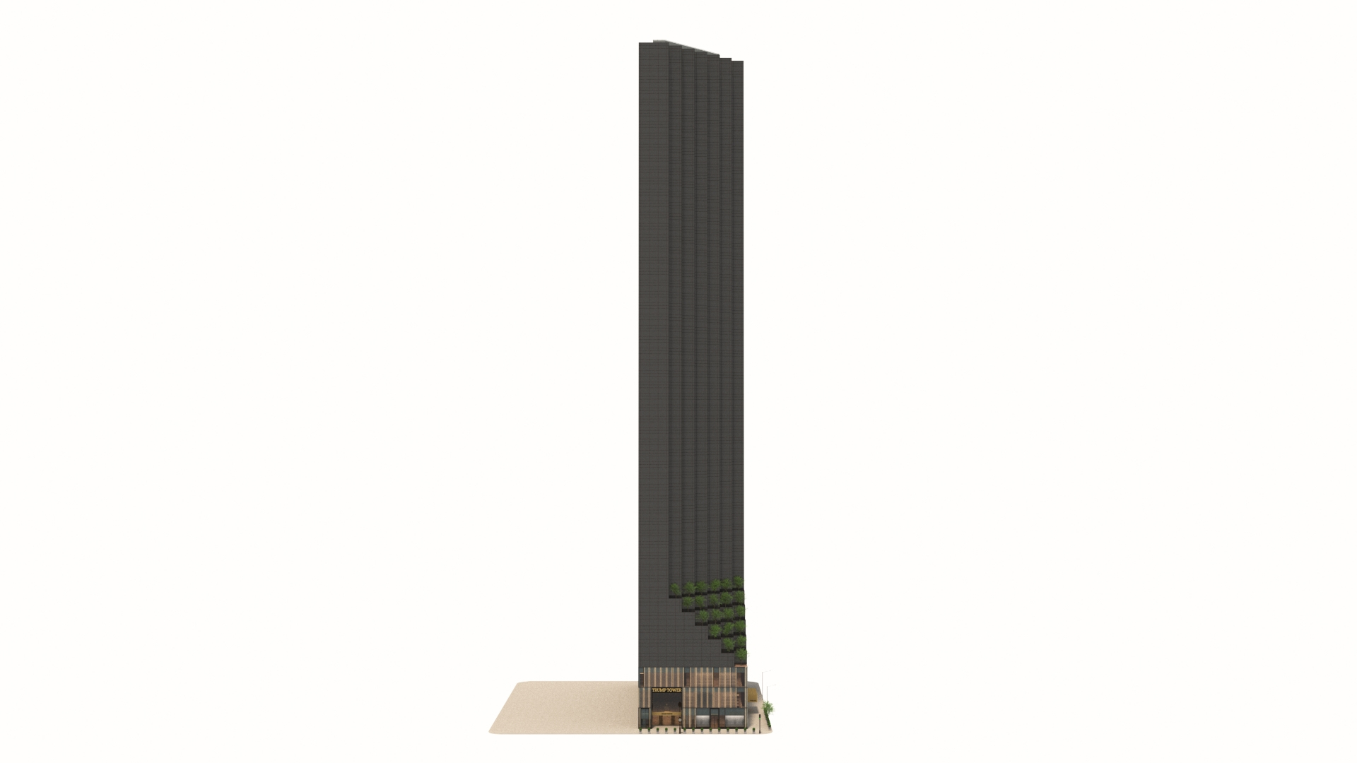 Trump Tower Model - TurboSquid 1449079