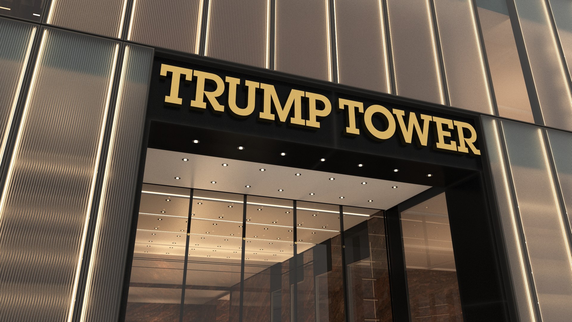 Trump Tower Model - TurboSquid 1449079