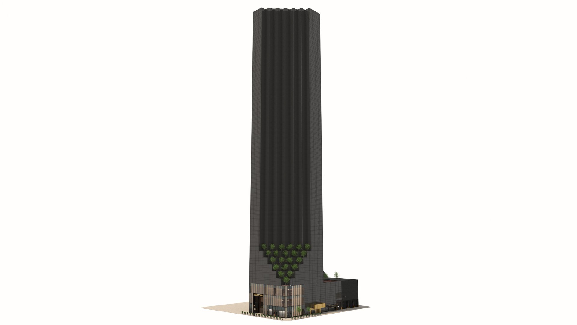 Trump Tower Model - TurboSquid 1449079