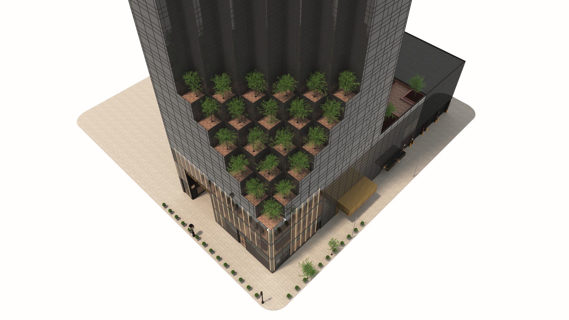 Trump Tower Model - TurboSquid 1449079