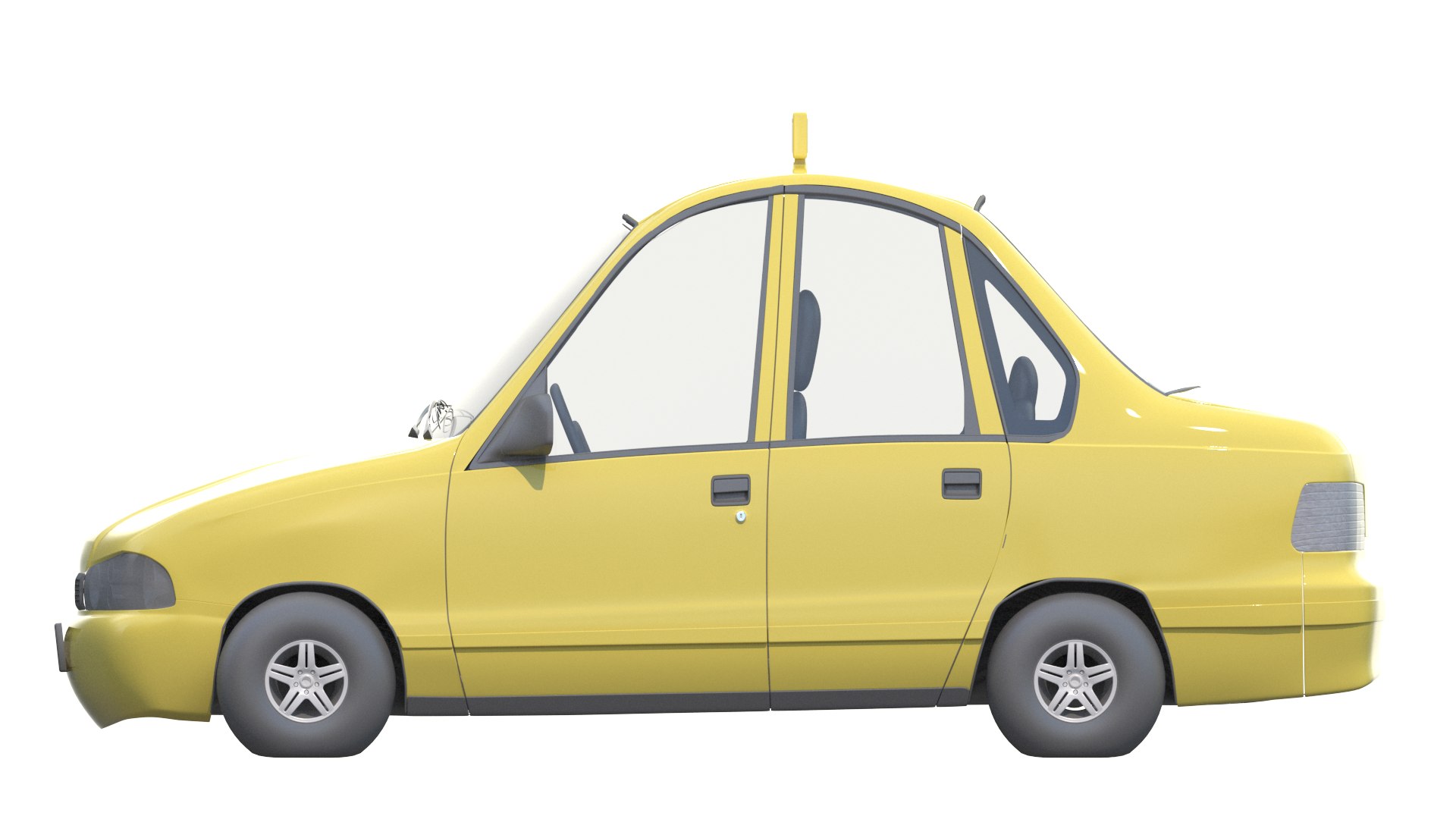 Taxi Car Model - TurboSquid 1365188