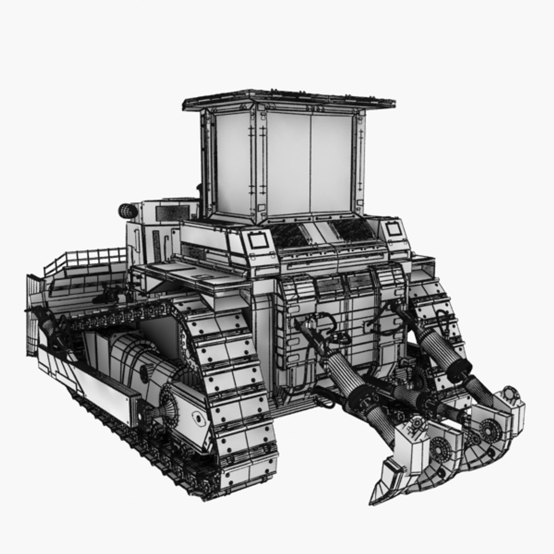 Dozer 3d Model