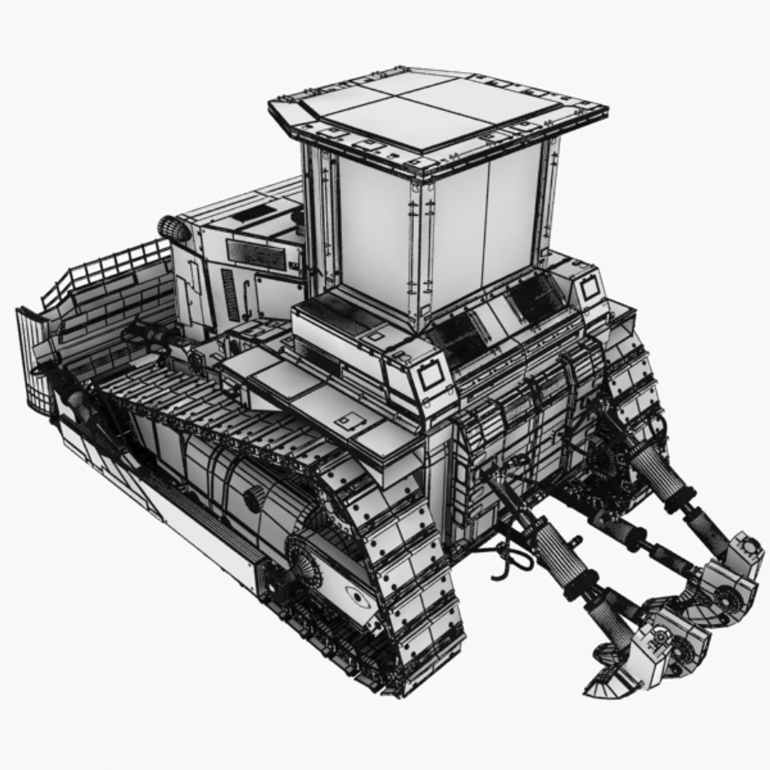 Dozer 3d Model