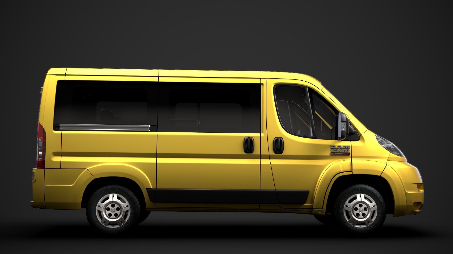 3D Ram Promaster Window Van Model - TurboSquid 1469063