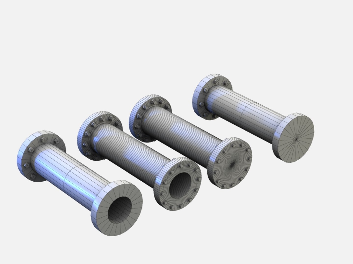 simple pipe 3d model