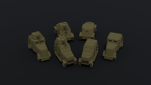 Military Armored Car glTF Models for Download | TurboSquid