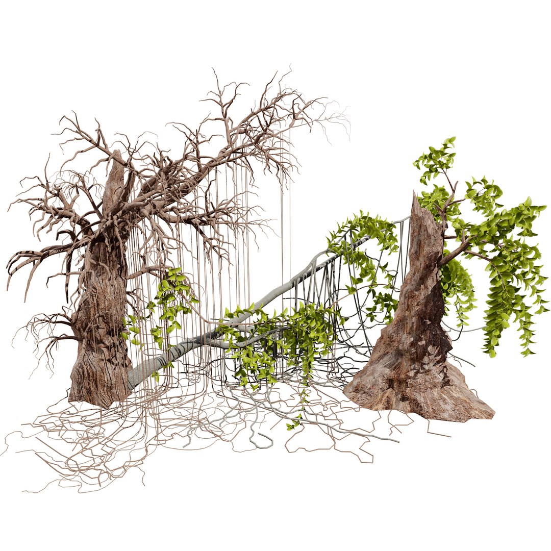 Jungle Tarzan Tree 3D - TurboSquid 2276141