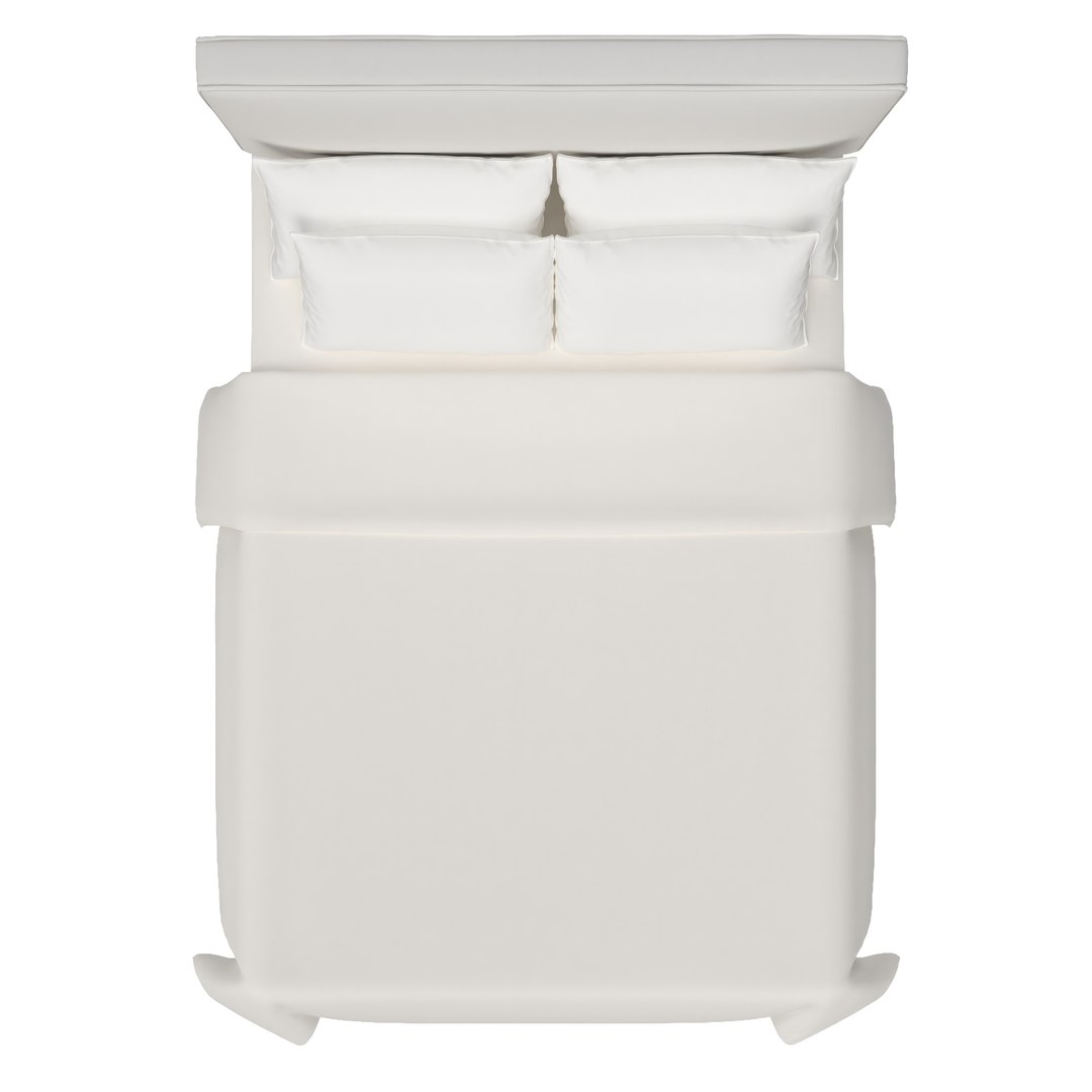 3D Model Linen Loran Upholstered Headboard - TurboSquid 2087982