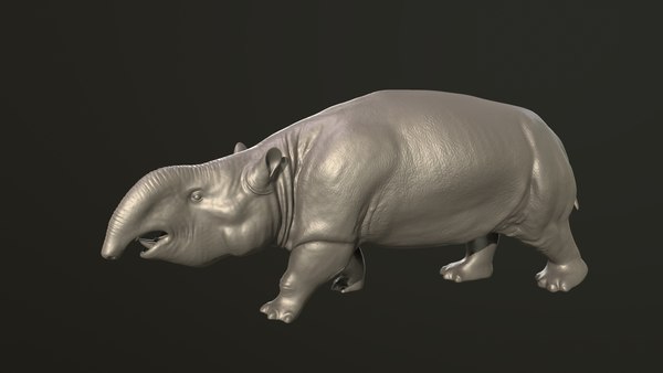3D arsinoitherium - TurboSquid 1625942