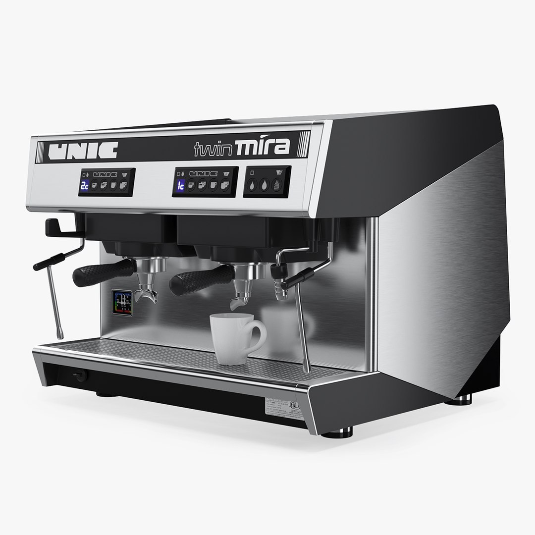Coffee Machine UNIC Twin Mira 3D - TurboSquid 2065116