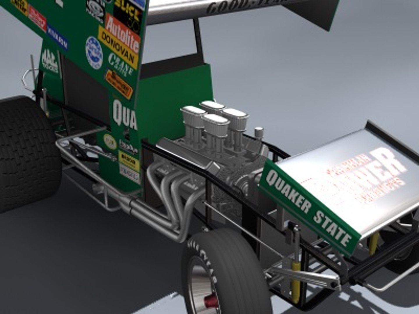 3d Sprint Car Model