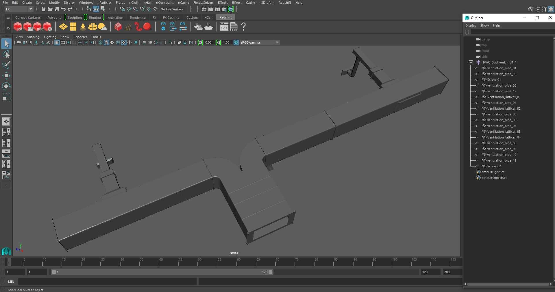 HVAC Ductwork 3D Model - TurboSquid 2262149