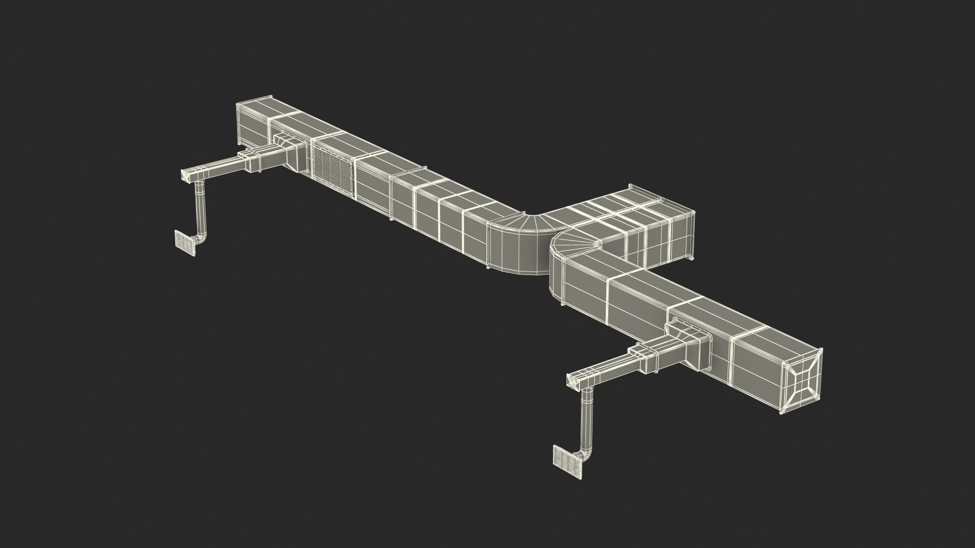 HVAC Ductwork 3D Model - TurboSquid 2262149