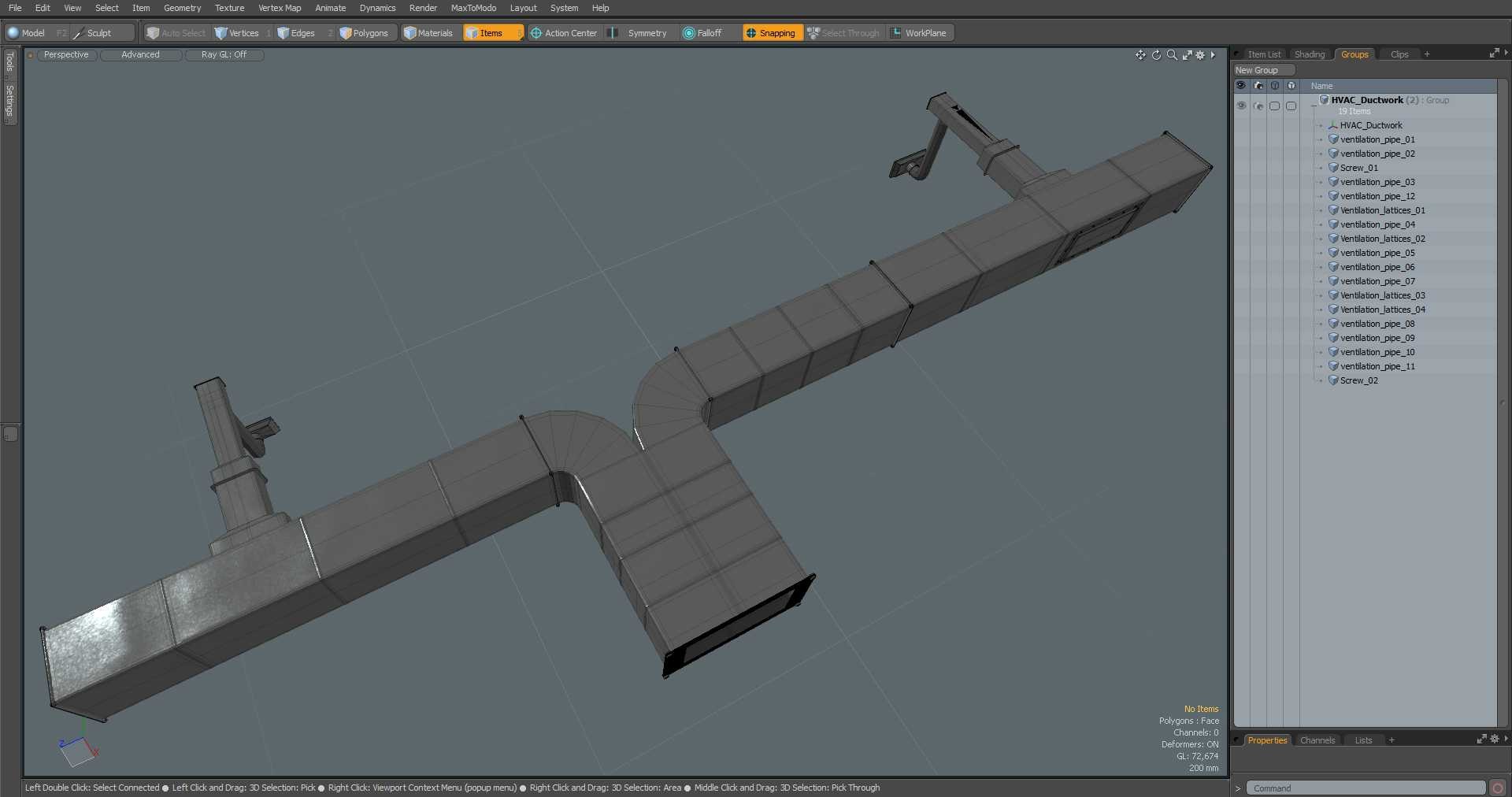 HVAC Ductwork 3D Model - TurboSquid 2262149