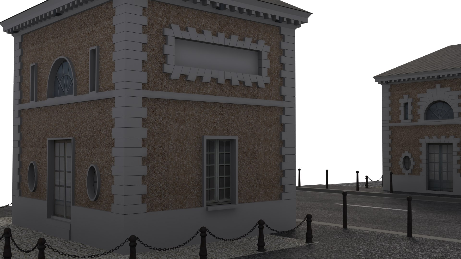 3D Model French Buildings - TurboSquid 1456672