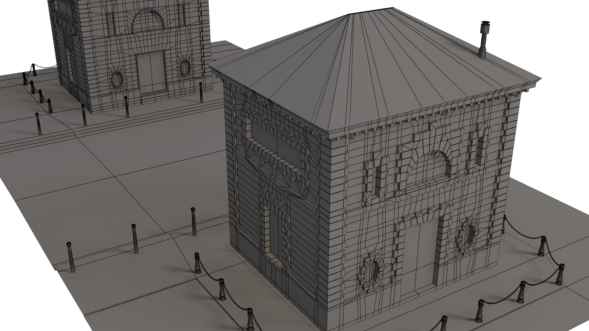 3D Model French Buildings - TurboSquid 1456672