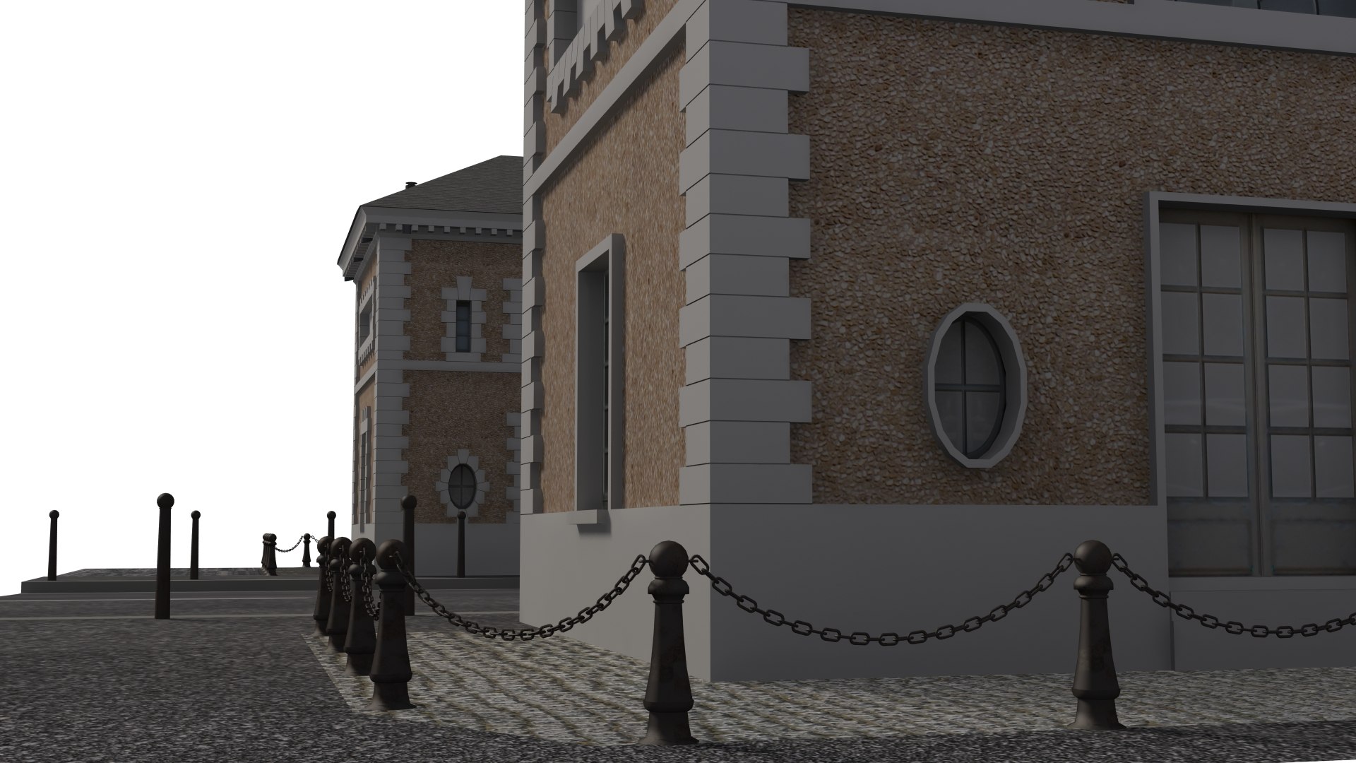 3D Model French Buildings - TurboSquid 1456672