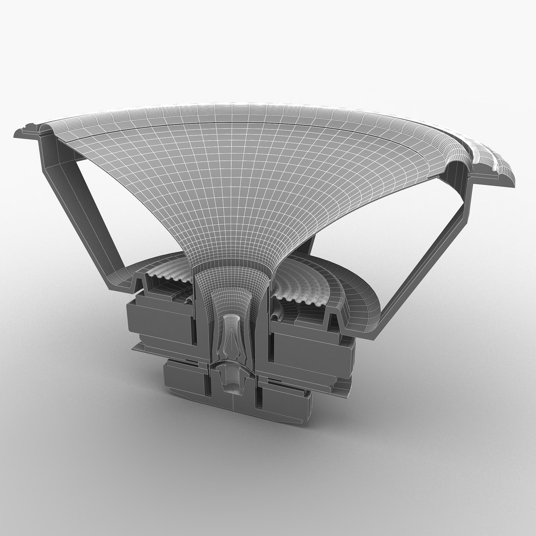 max speaker sectional drawing