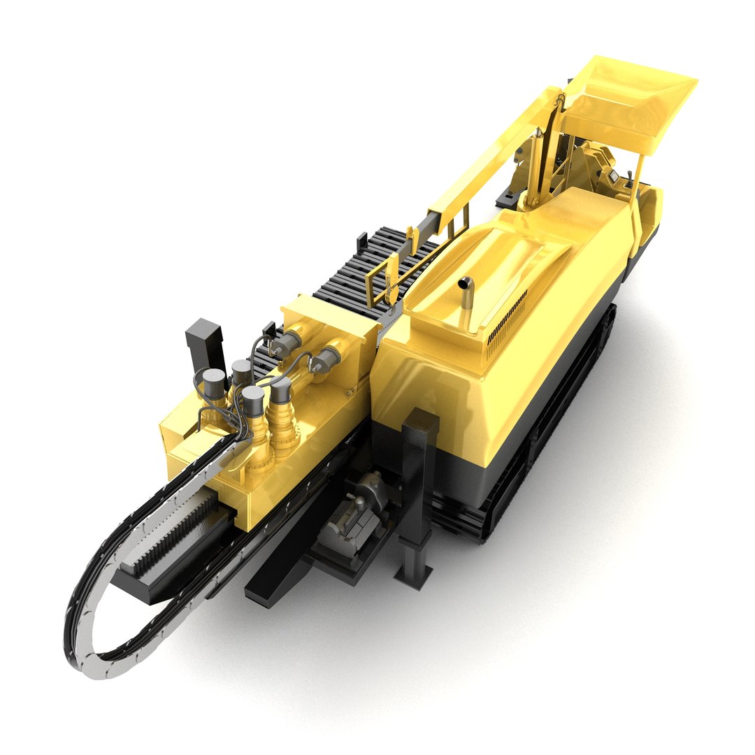 3d Directional Drilling Rig Model