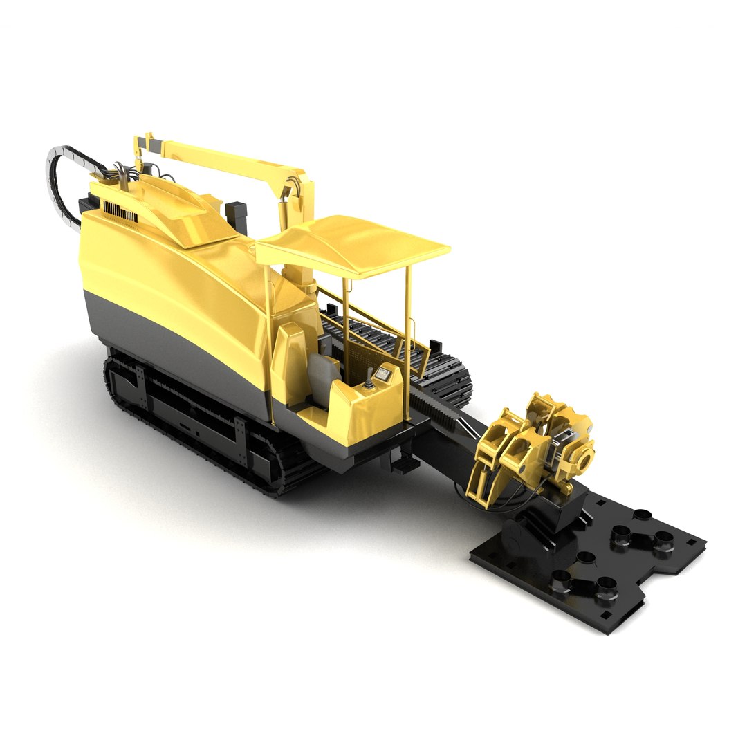 3d Directional Drilling Rig Model