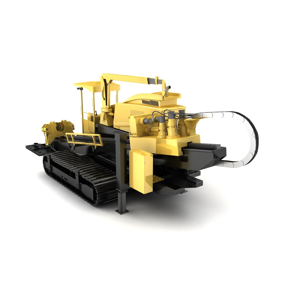 3d Directional Drilling Rig Model