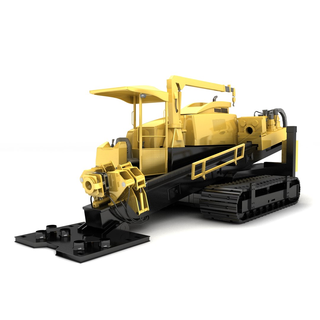 3d Directional Drilling Rig Model