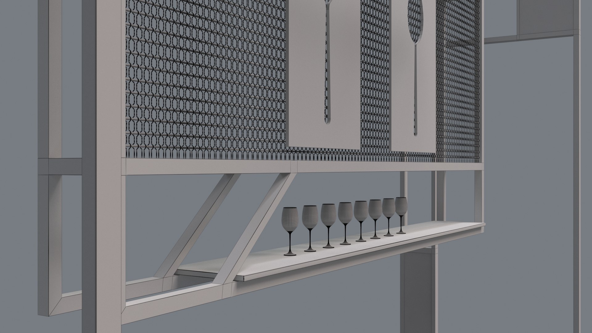 Bar Shelf 001 8k 3D Model - TurboSquid 1540650