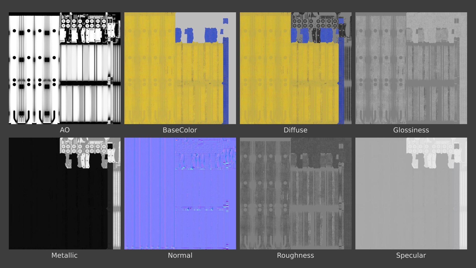 3D Yellow Wooden Ladder - TurboSquid 1941107