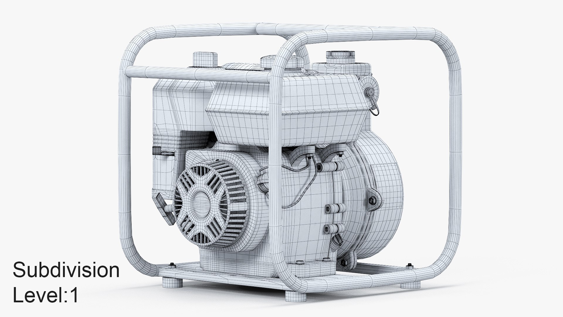 Gasoline Engine Water Pump 3D Model - TurboSquid 1500500