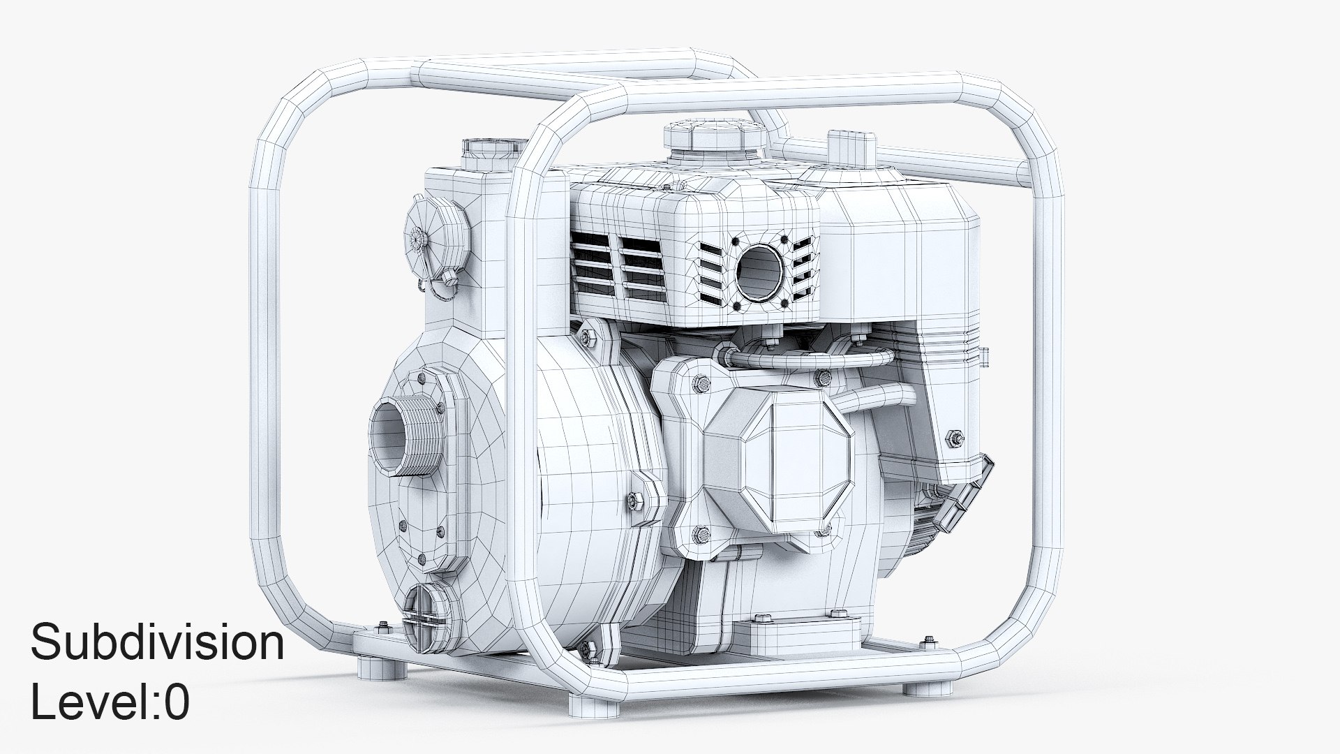 Gasoline Engine Water Pump 3D Model - TurboSquid 1500500