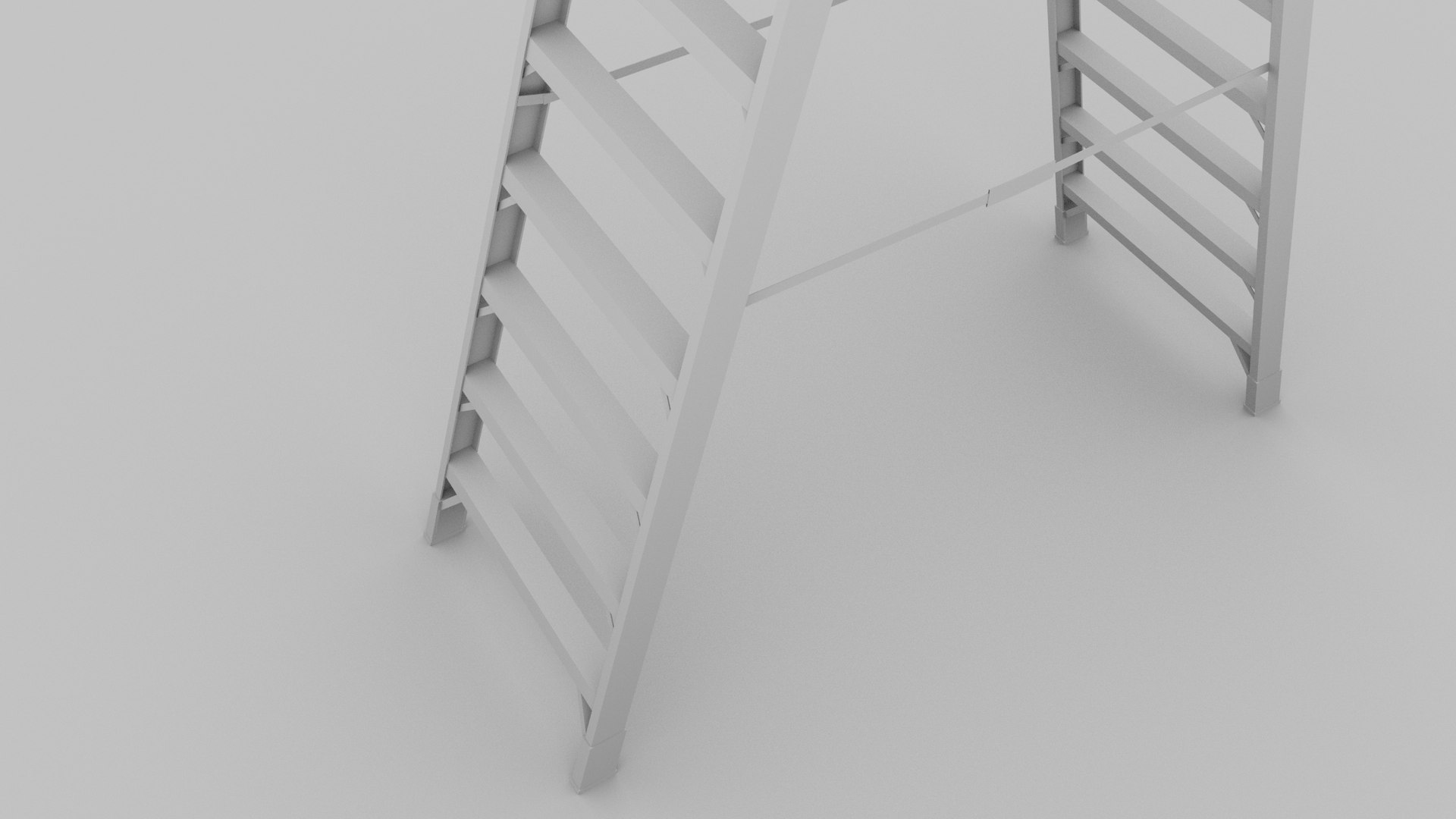 Heavy Duty 12 Ft Ladder 3D Model - TurboSquid 2352998