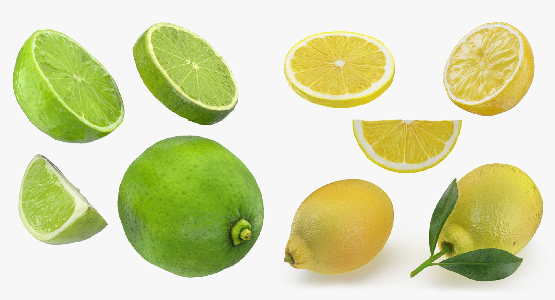 3D Lemon Lime - TurboSquid 1226634