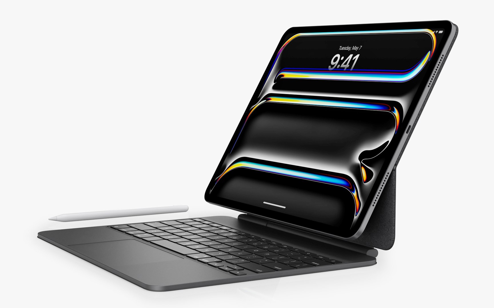 Apple IPad Pro 13-inch M4 With Magic Keyboard 3D Model - TurboSquid 2228167