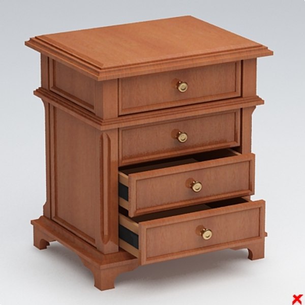3d model night table
