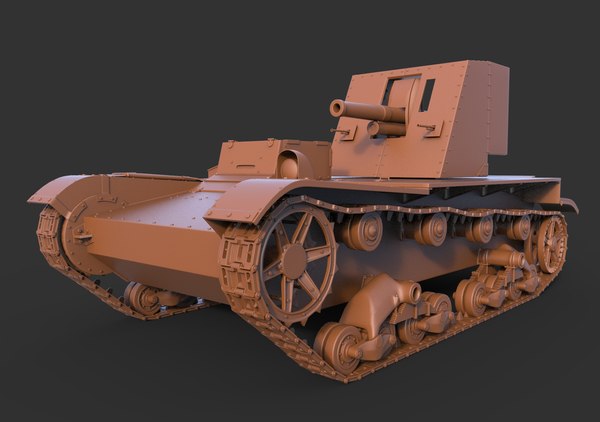 3D Tank SU-26 Clean - TurboSquid 1792388