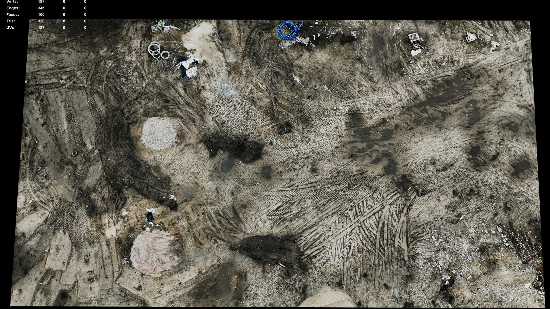 3D Ground Plane Construction-site Aerial Dronephoto Part2 Model ...