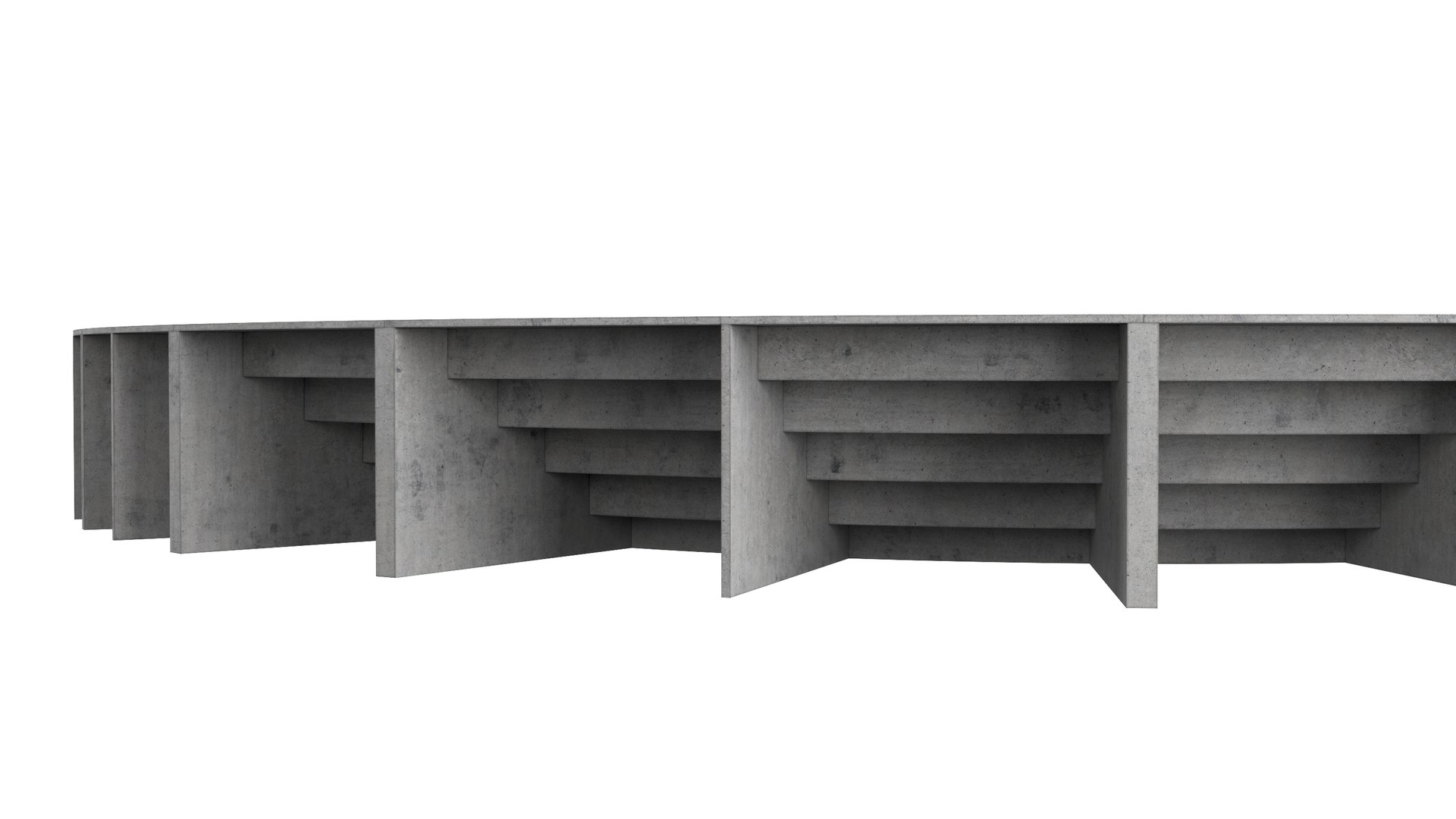 Concrete Arena 3D Model - TurboSquid 2081456