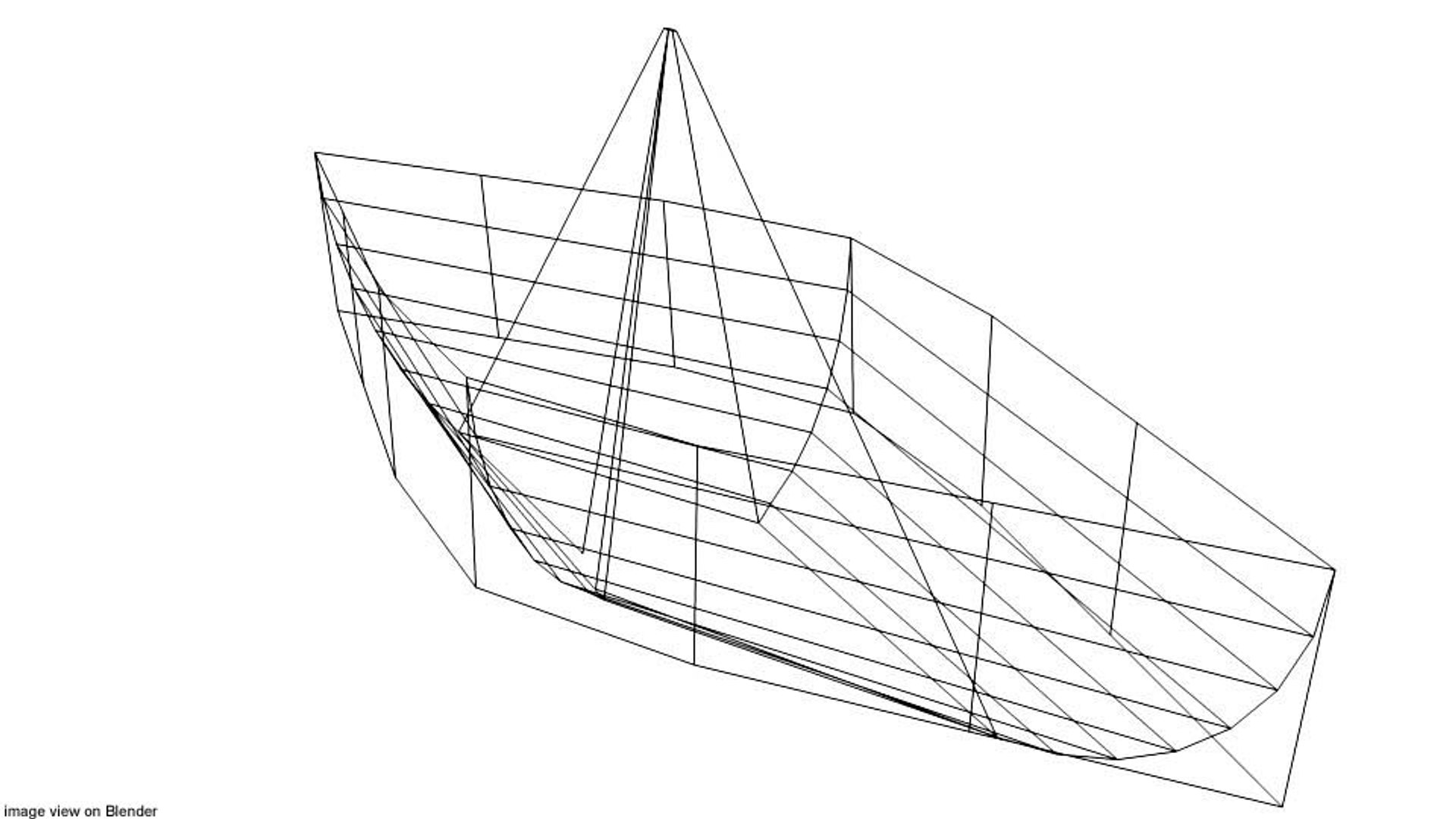3D Model Boat Origami - TurboSquid 1234578