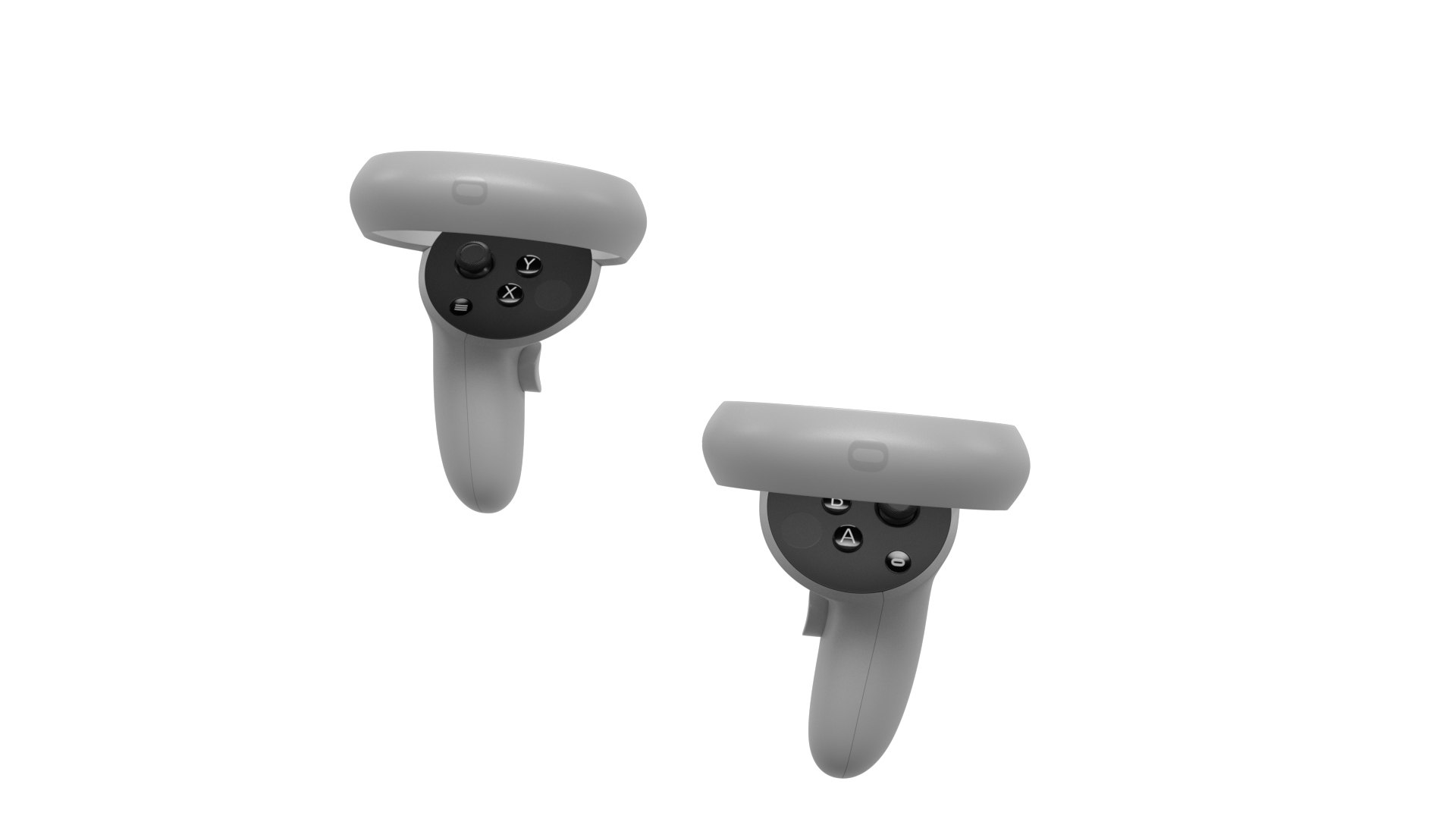 3D Oculus Quest 2 Controller Model - TurboSquid 1664829