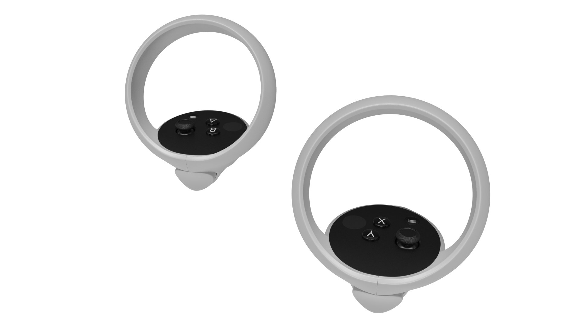 3D Oculus Quest 2 Controller Model - TurboSquid 1664829