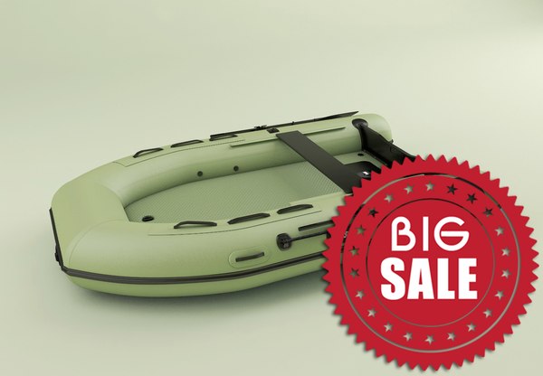3d boat zodiac raft model