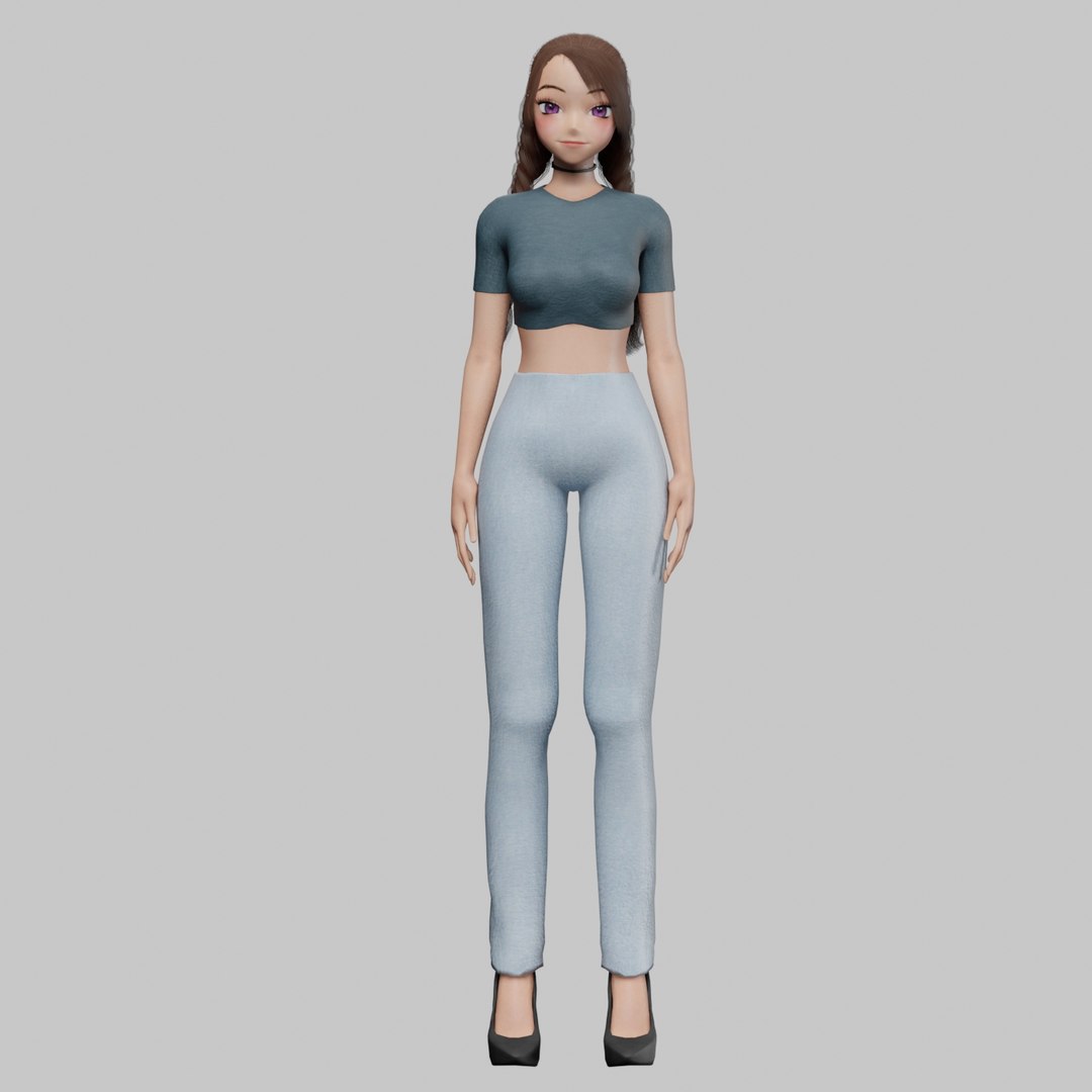 3D Sweet Basic Girl V25451 - TurboSquid 2272104