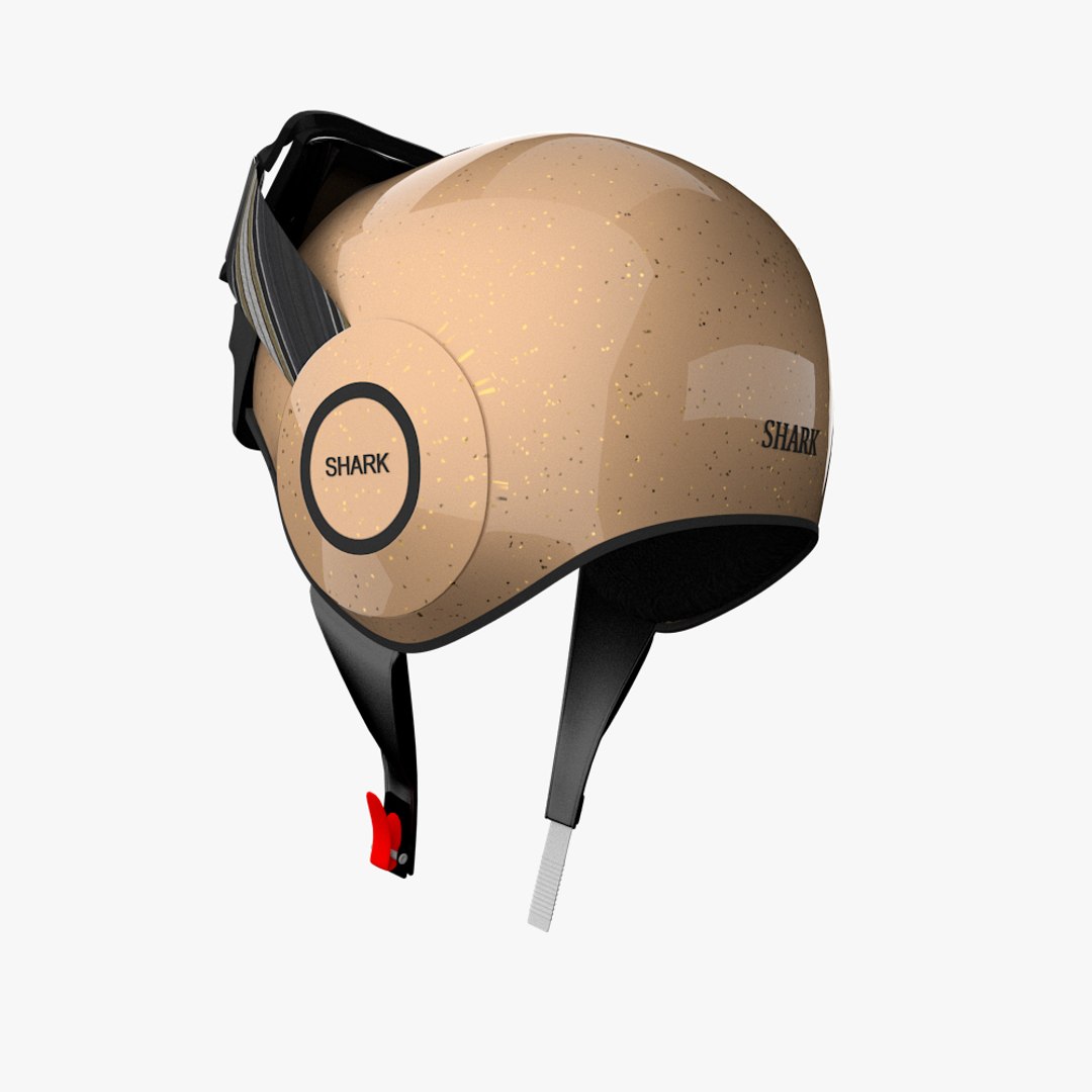 Max Shark Raw Helmet