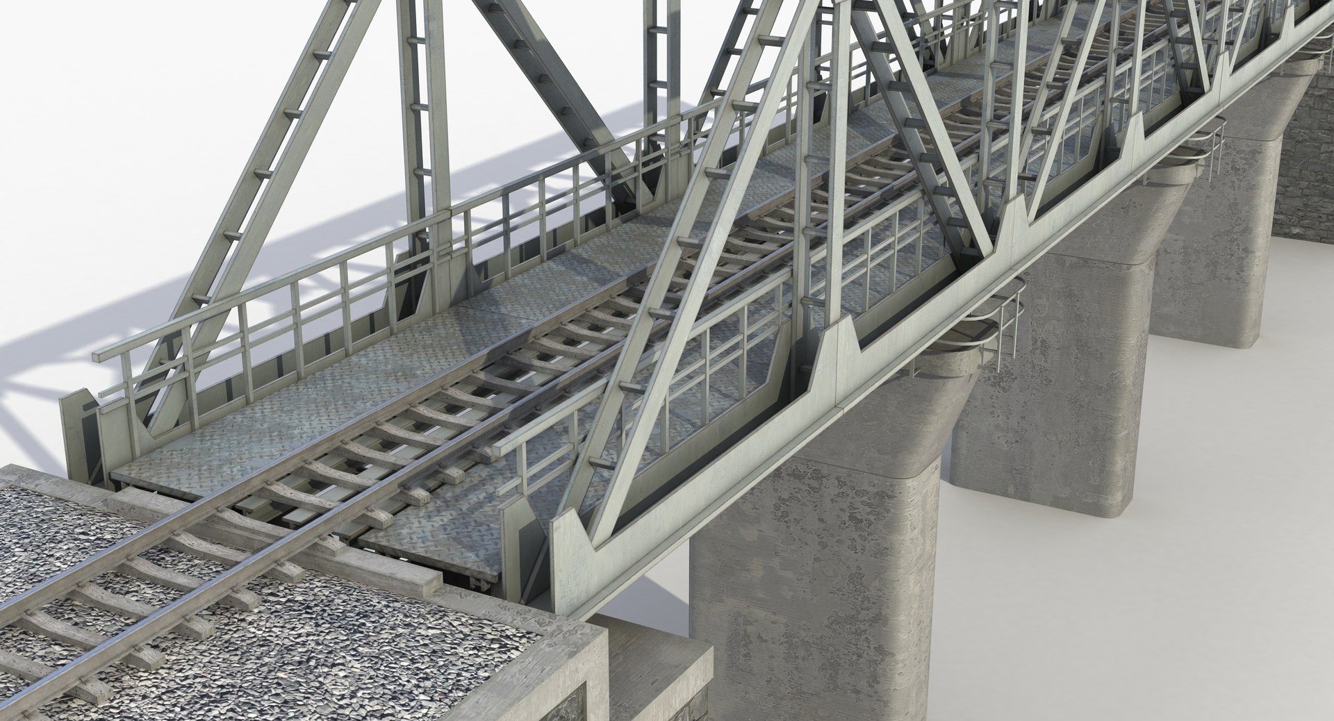 Modular Railway Bridge 20 3D Model 3D Model - TurboSquid 1989179