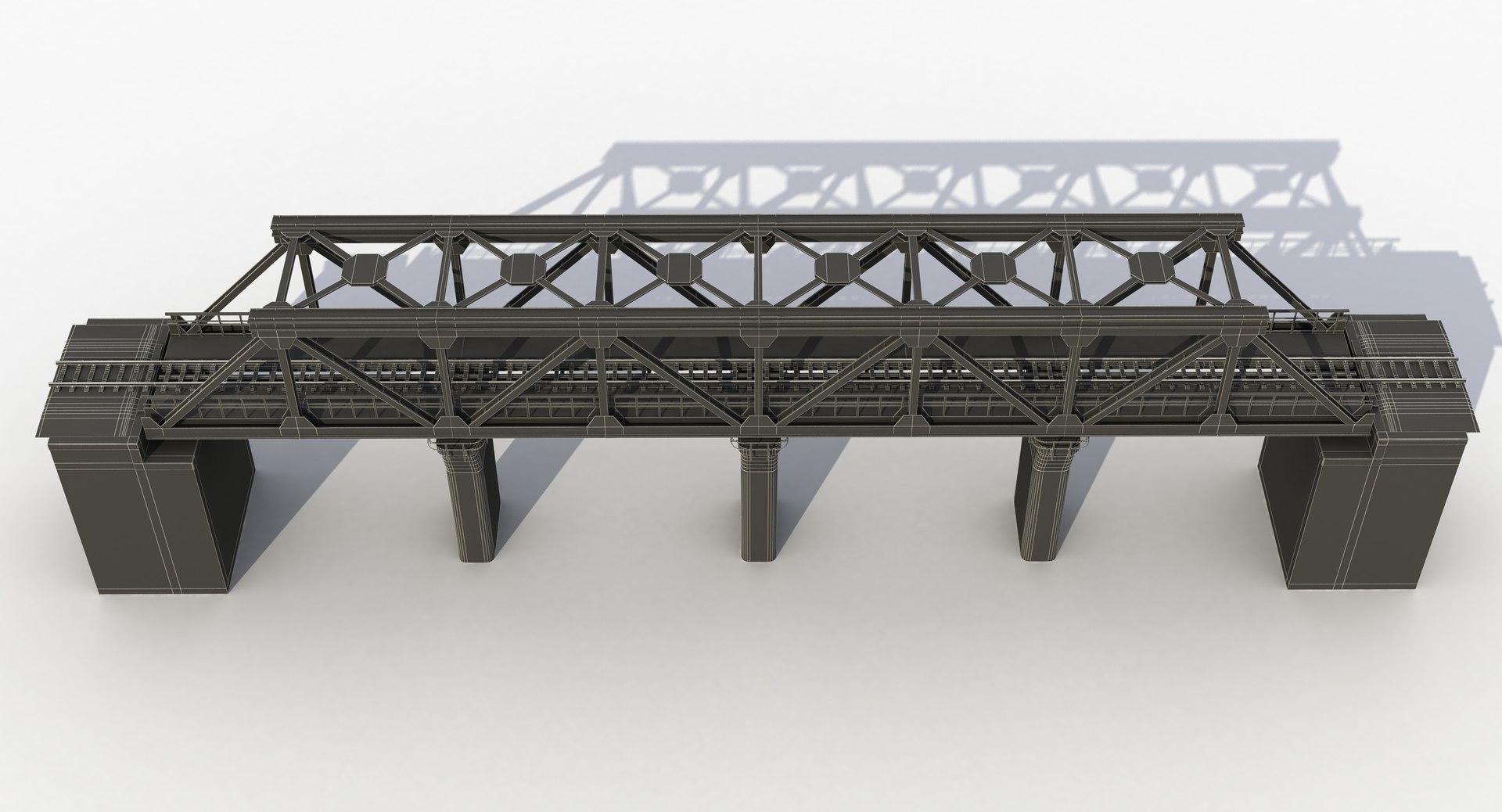 Modular Railway Bridge 20 3D Model 3D Model - TurboSquid 1989179